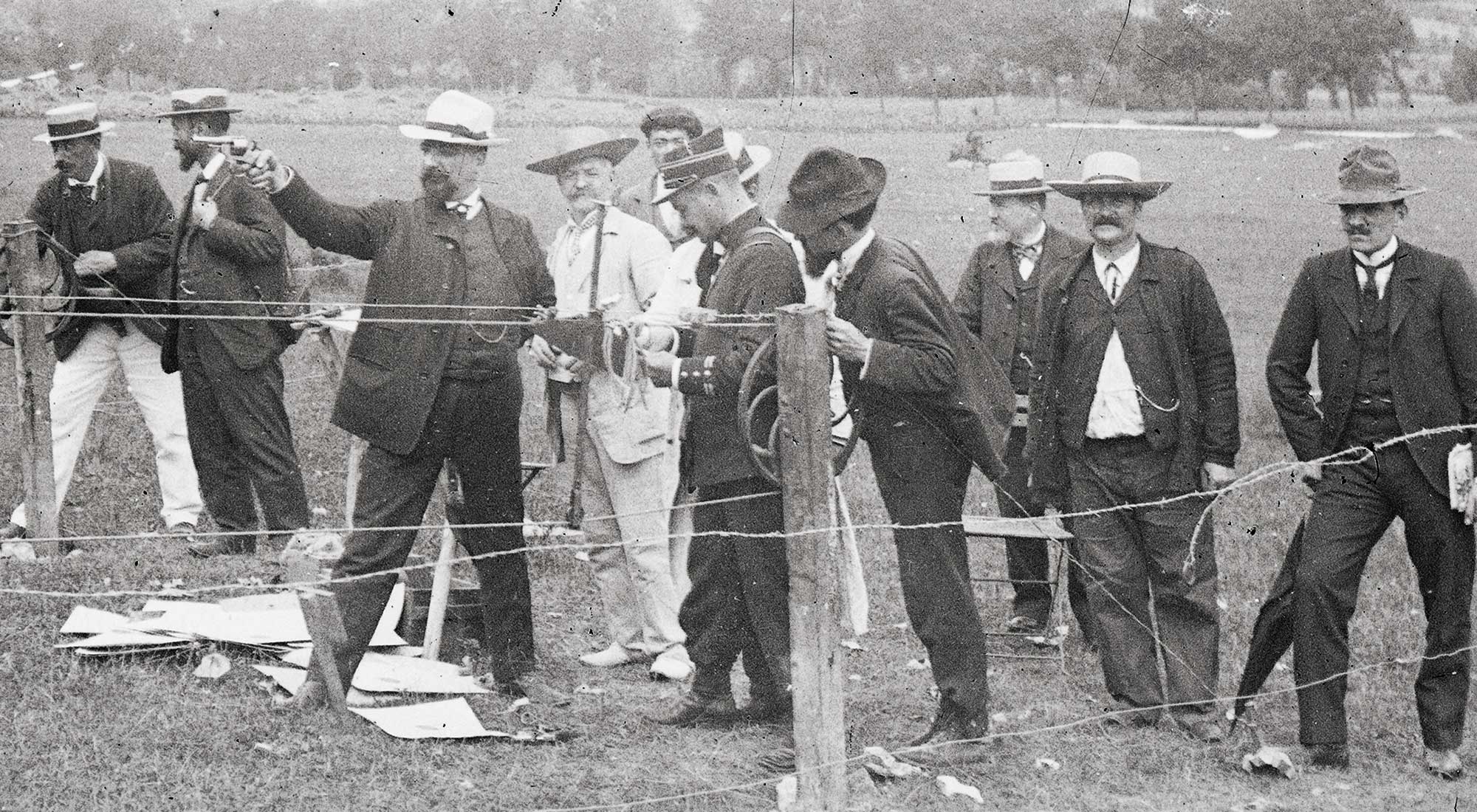 Le stand de tir — Le chronoscaphe