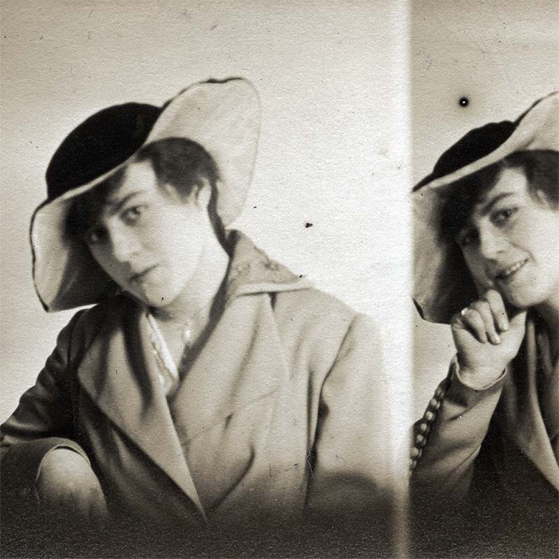 Eliz. Edwards - Edna Lowder About 1914 — Le chronoscaphe